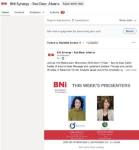 Inviting visitors to BNI via LinkedIn - A Step by Step Guide